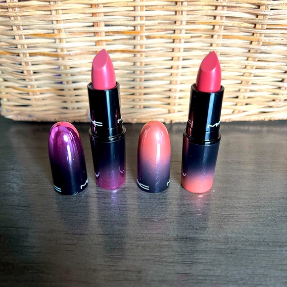 MAC Cosmetics | Makeup | Mac Cosmetics Love Me Lipsticks Unused | Poshmark